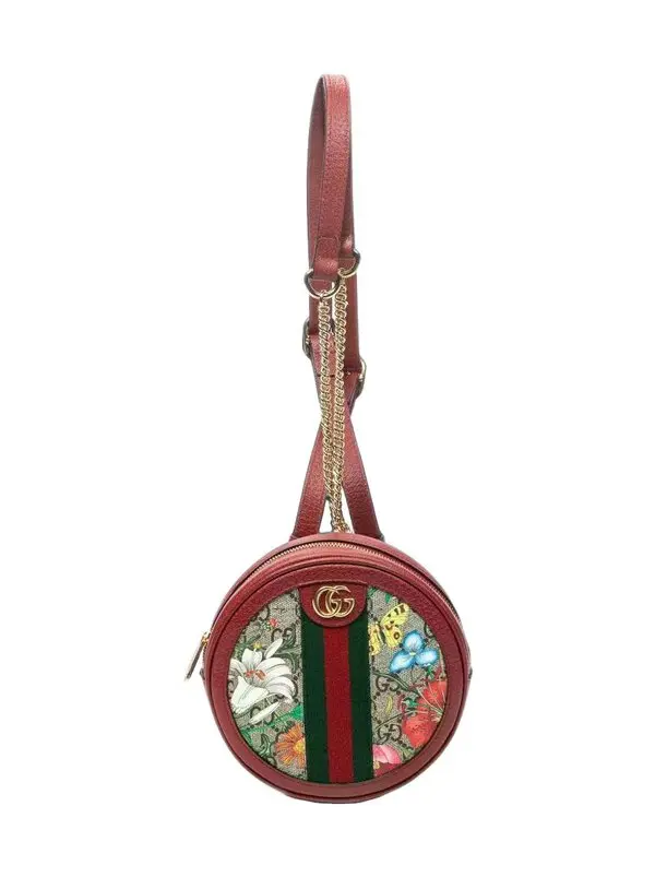 Gucci Mini Ophidia Floral-print Backpack - Red