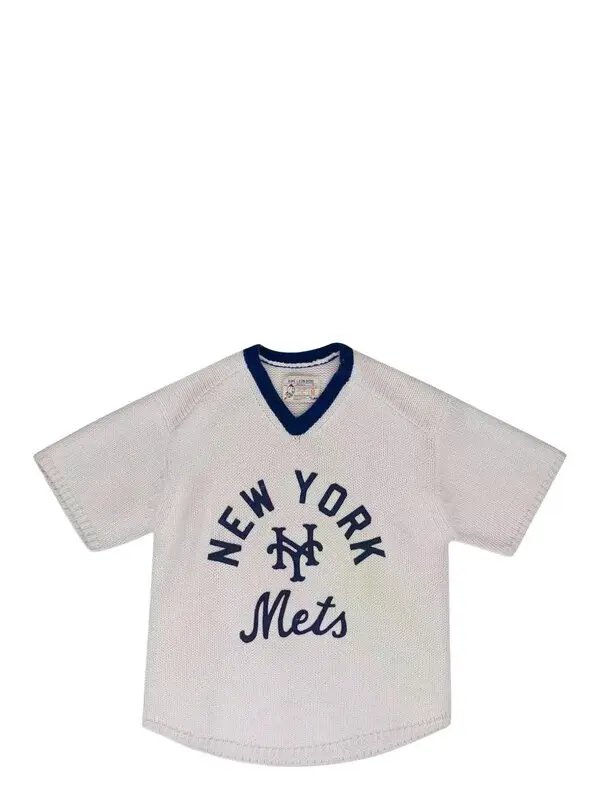 Aimé Leon Dore New York Mets V-neck Sweater - White