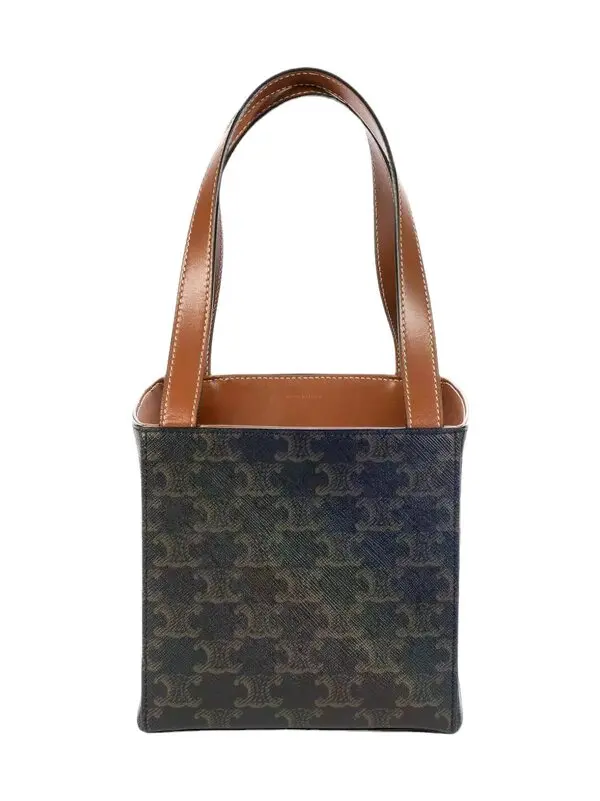 Celine Cube Cuir Triomphe Mini Bag - Brown
