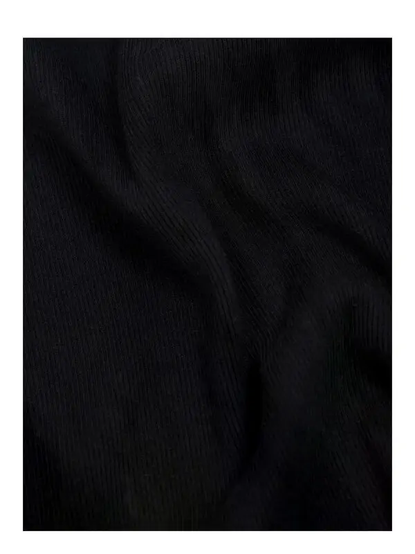 DRYKORN Ribbed-knit T-shirt - Black