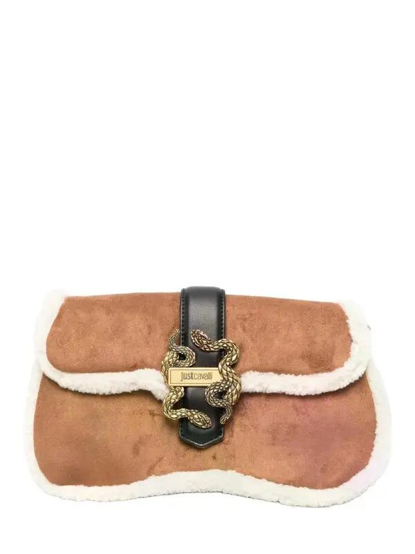 Just Cavalli Logo-plaque Cross Body Bag - Brown