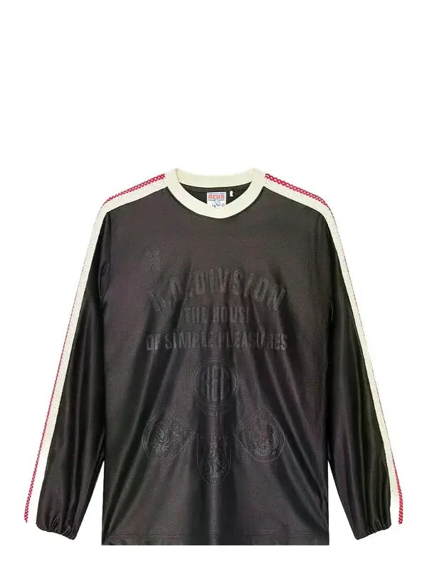 Deus Ex Machina Logo-print Long-sleeve T-shirt - Grey