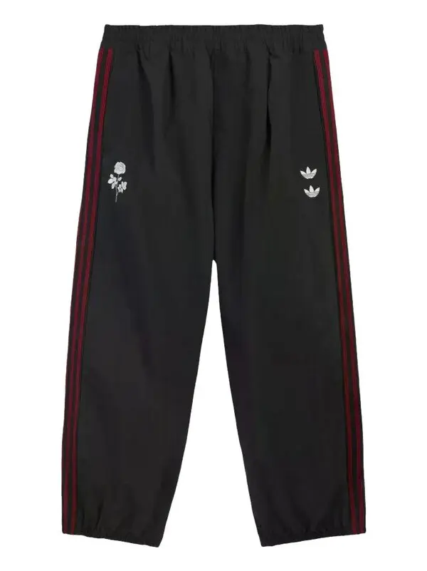 Adidas X Willy Chavarria Logo-embroidered Track Pants - Black