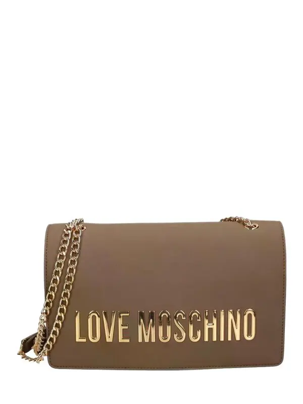 Moschino Love Logo-plaque Shoulder Bag - Brown