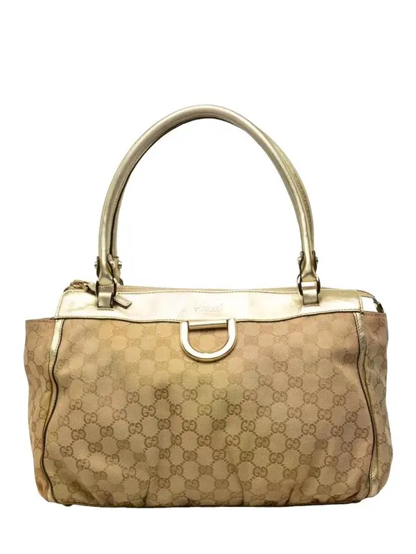 Gucci 2000-2015 Gg Canvas Abbey D Ring Tote Bag - Neutrals