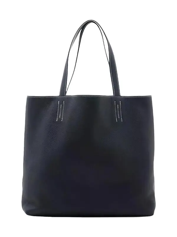 Hermès 2020 Clemence Double Sens 36 Tote Bag - Blue