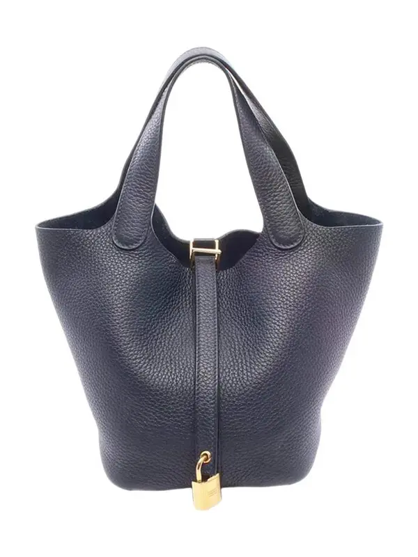 Hermès 2022 Clemence Picotin Lock 18 Handbag - Blue