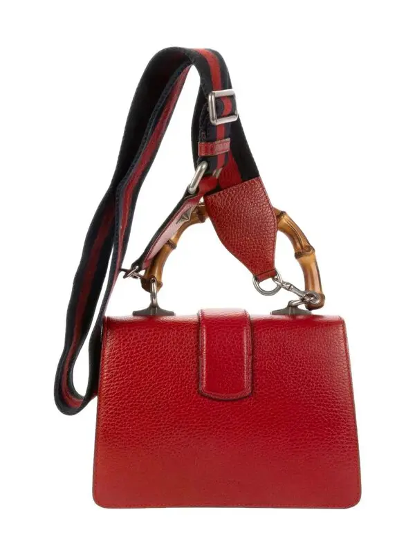 Gucci Mini Dionysus Bamboo Two-way Handbag - Red
