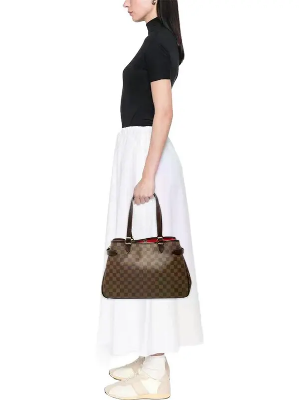 LOUIS VUITTON 2009 Damier Ebene Batignolles Horizontal Tote Bag - Brown