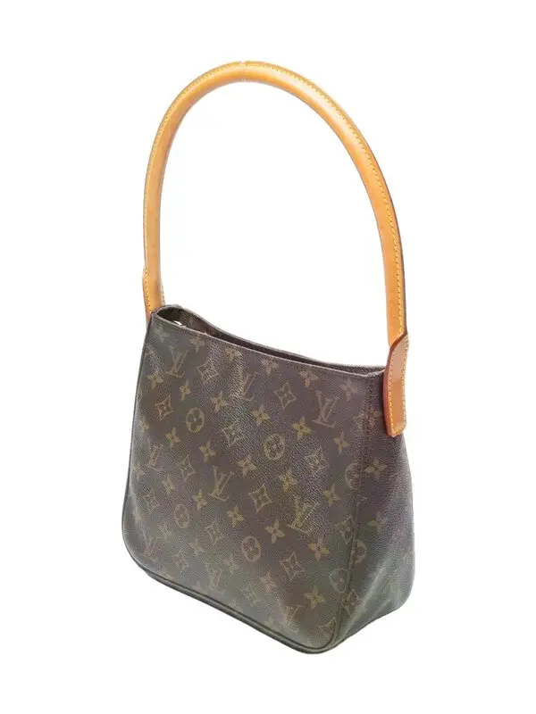 LOUIS VUITTON Looping Mm Monogram Handbag - Brown