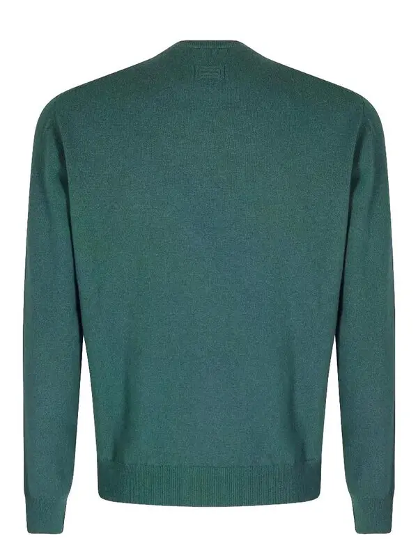 DRUMOHR Fine-knit Crew-neck Top - Green