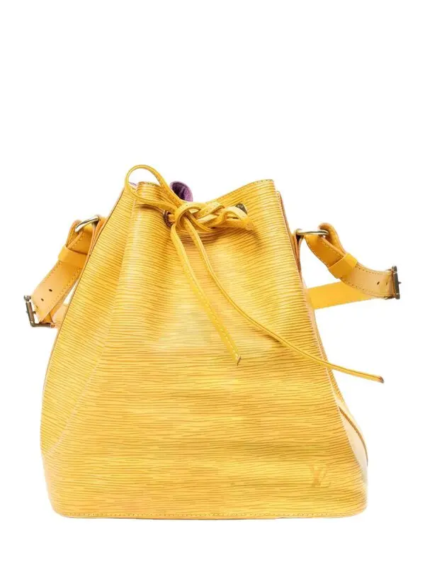 LOUIS VUITTON 1990s Pm Noe Epi Bucket Bag - Yellow