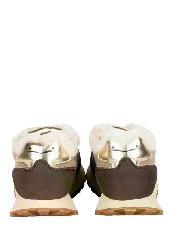 VOILE BLANCHE Paris Easy Metallic-detail Sneakers - Brown