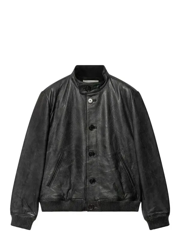 Zadig&Voltaire Lonni Grained Leather Jacket - Black