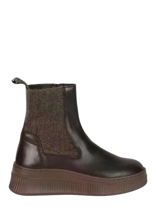 VOILE BLANCHE Flaurence Panelled Boots - Brown