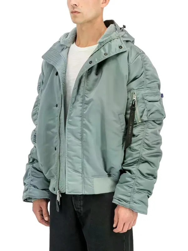 Alpha Industries N-2b Base Uv Bomber Jacket - Blue