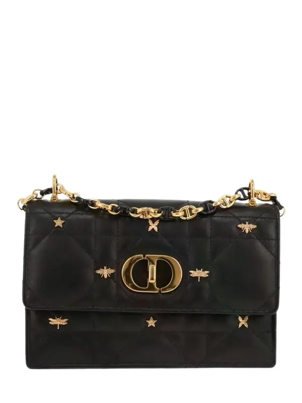 Dior 2020s Miss Caro Cannage Shoulder Bag - Black