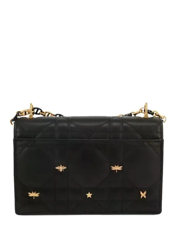Dior 2020s Miss Caro Cannage Shoulder Bag - Black