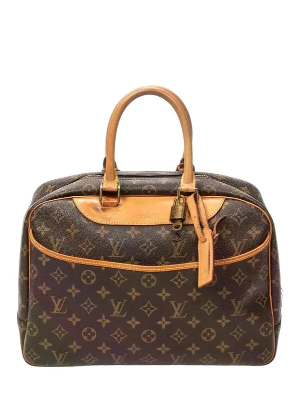 LOUIS VUITTON Deauville Monogram Handbag - Brown