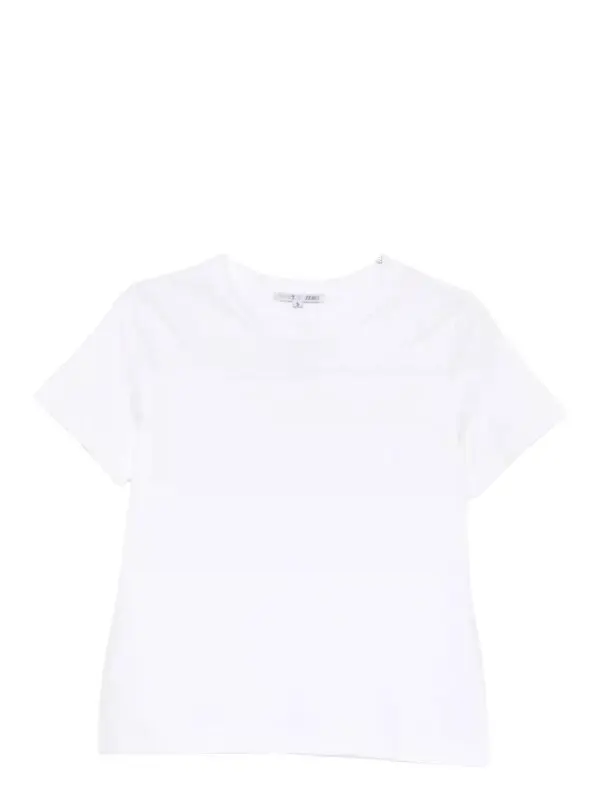 SHIRT C ZERO Jersey Crew-neck T-shirt - White