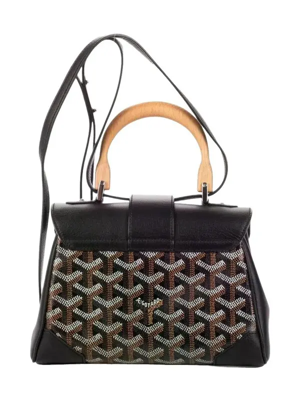 Goyard Saigon Goyardine Mini Bag - Black