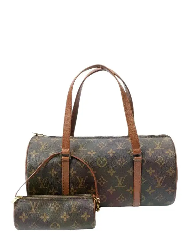 LOUIS VUITTON 1990s 30 Papillon Monogram Tote Bag - Brown