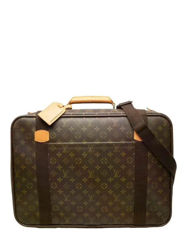 LOUIS VUITTON 1998 Monogram Satellite 53 Travel Bag - Brown