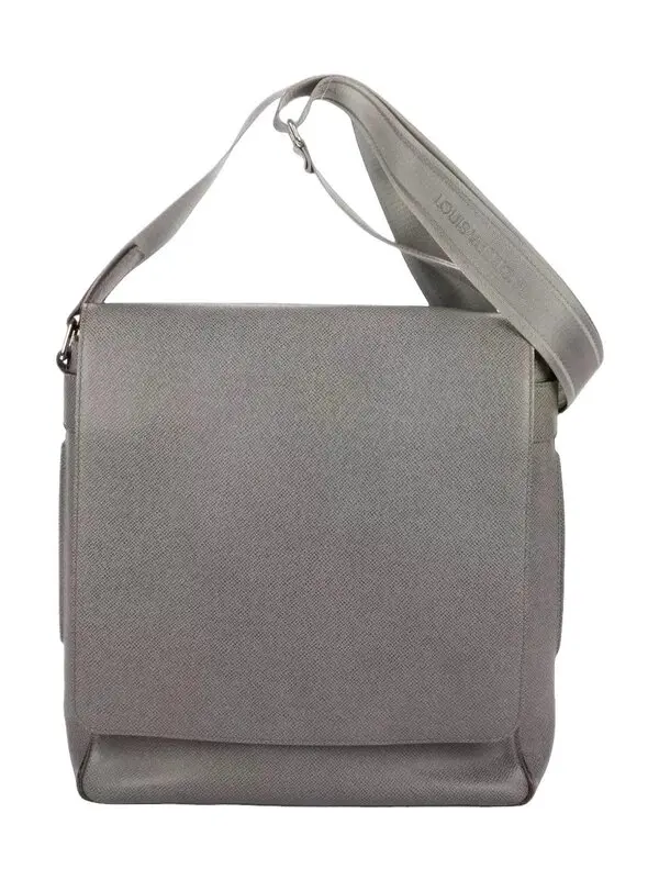 LOUIS VUITTON Mm Roman Taiga Shoulder Bag - Grey
