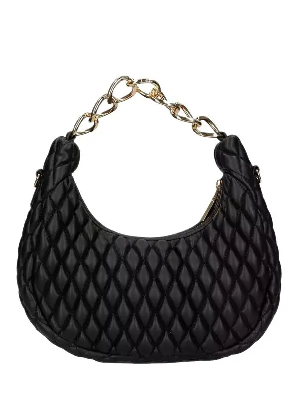 Moschino Love Bubbly Quilted Chain-link Tote Bag - Black