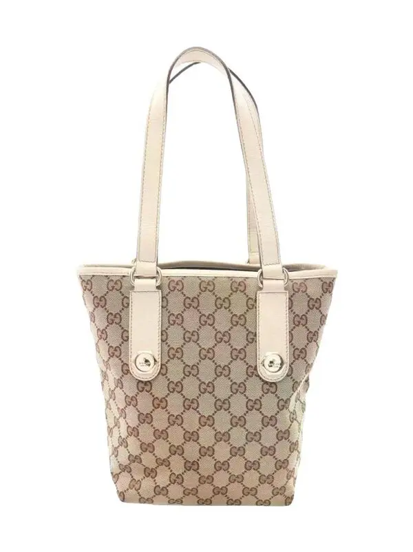 Gucci 2000-2015 Gg Canvas Charmy Tote Bag - Neutrals