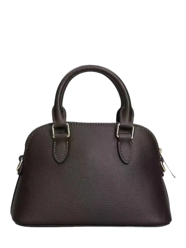 LANCASTER Sierra Jia Grained-leather Tote Bag - Brown