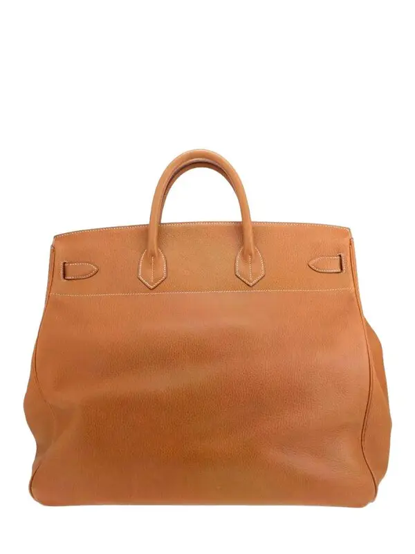 Hermès 1991 Haut Leather Tote Bag - Neutrals