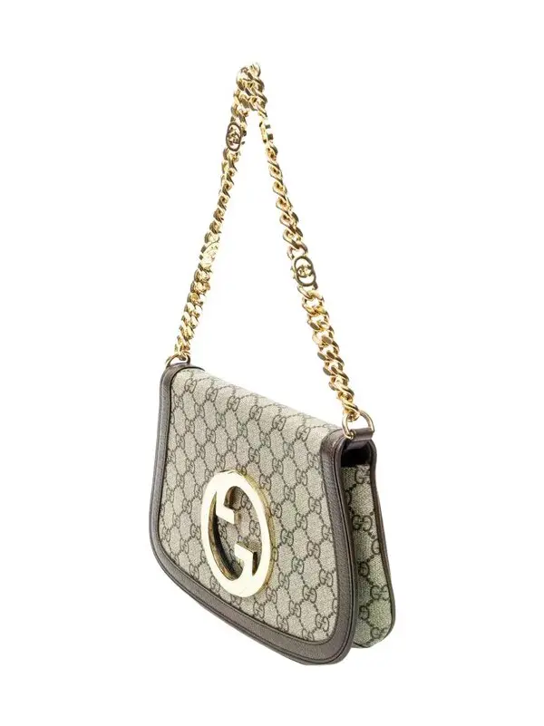 Gucci Small Blondie Foldover-top Shoulder Bag - Neutrals