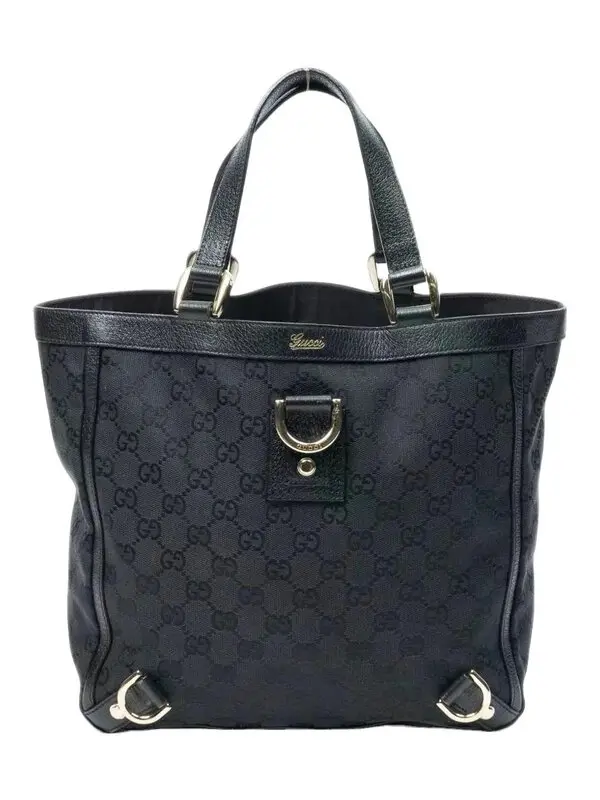 Gucci Small Abbey D-ring Open-top Tote Bag - Black