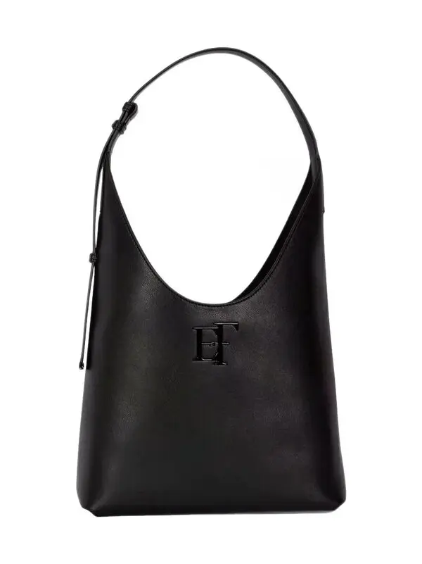 Elisabetta Franchi Logo-plaque Tote Bag - Black