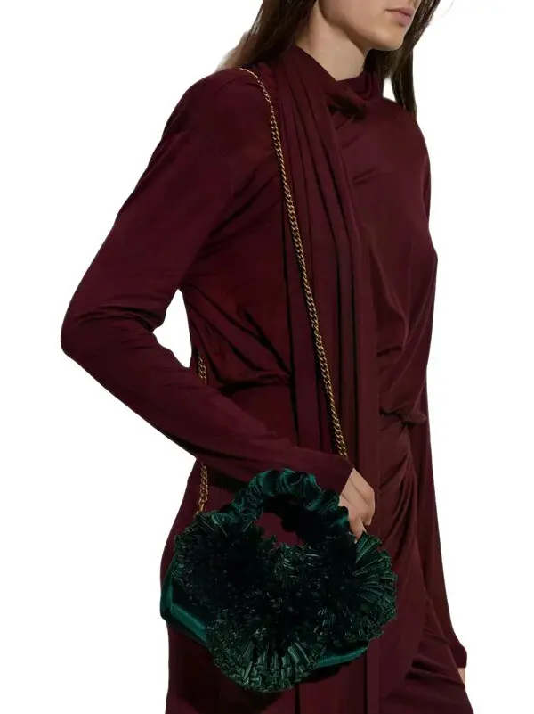 Kurt Geiger Mini Pom Shoulder Bag - Green