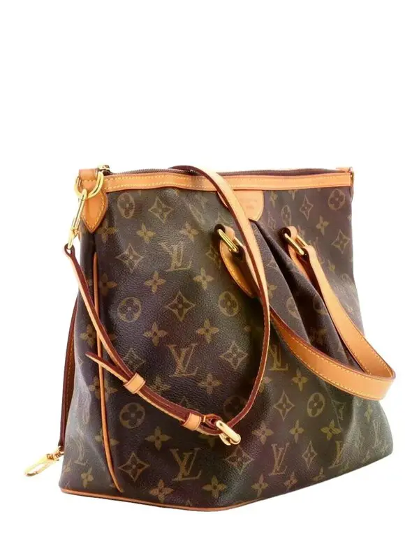 LOUIS VUITTON Palermo Handbag Monogram Canvas Pm Tote Bag - Brown