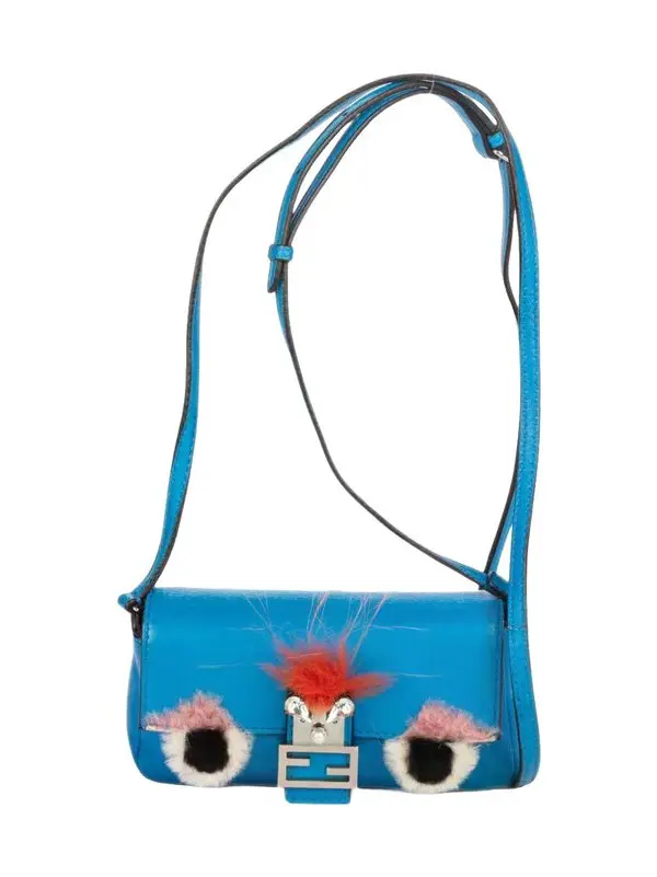 Fendi Nano Baguette Monster Mini Bag - Blue