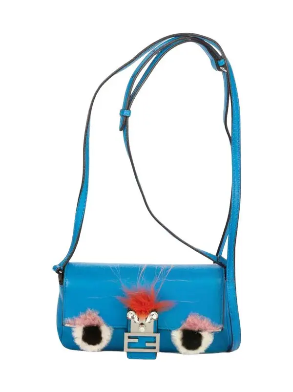 Fendi Nano Baguette Monster Mini Bag - Blue