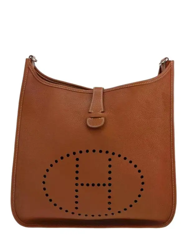 Hermès 2008 Evelyne Shoulder Bag - Brown