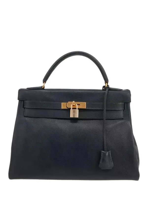 Hermès 1993 32 Kelly Tote Bag - Blue
