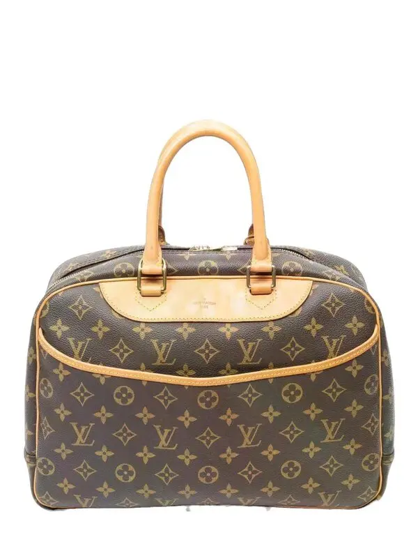 LOUIS VUITTON Deauville Monogram Tote Bag - Brown