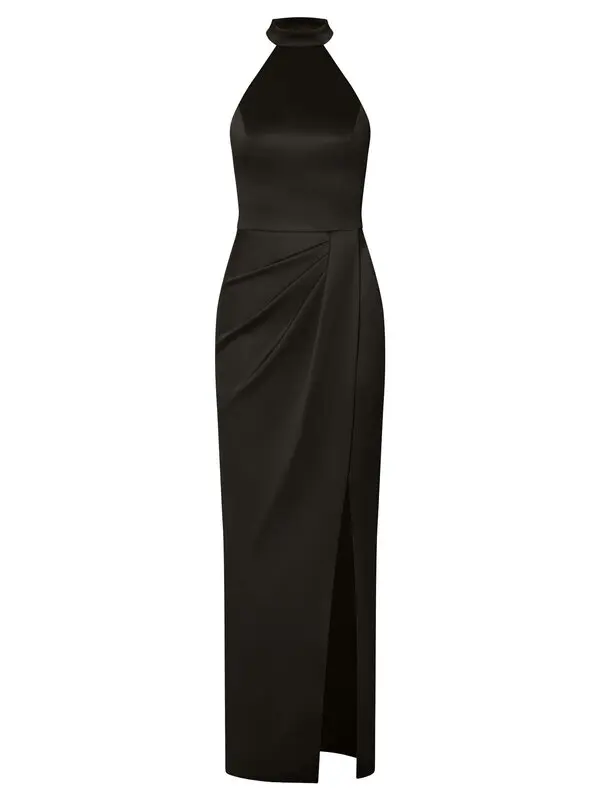 TIA DORRAINE Fall In Love Maxi Dress - Black