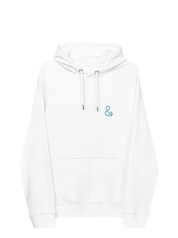ANCHOR & CREW Just Roam. Seeker Organic Cotton Hoodie - White