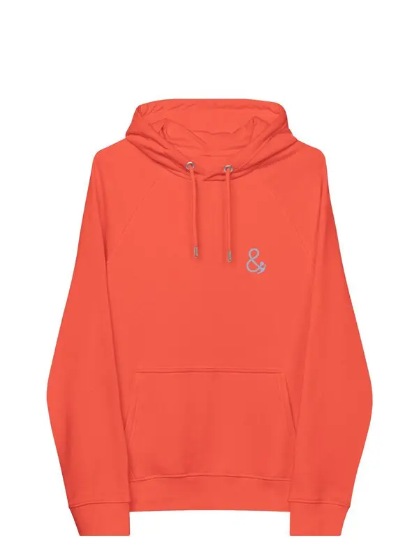 ANCHOR & CREW Burnt Just Explore. Seeker Organic Cotton Hoodie - Orange