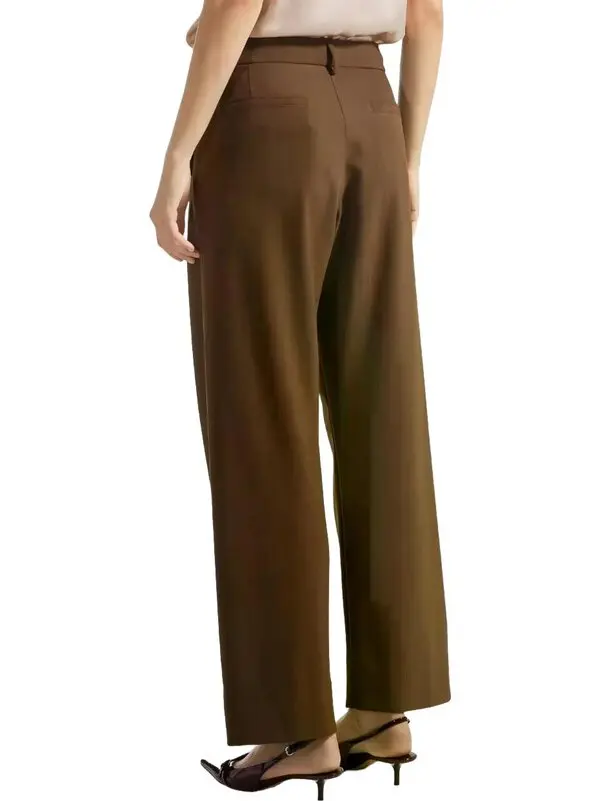 Seventy High-waisted Palazzo Pants - Brown