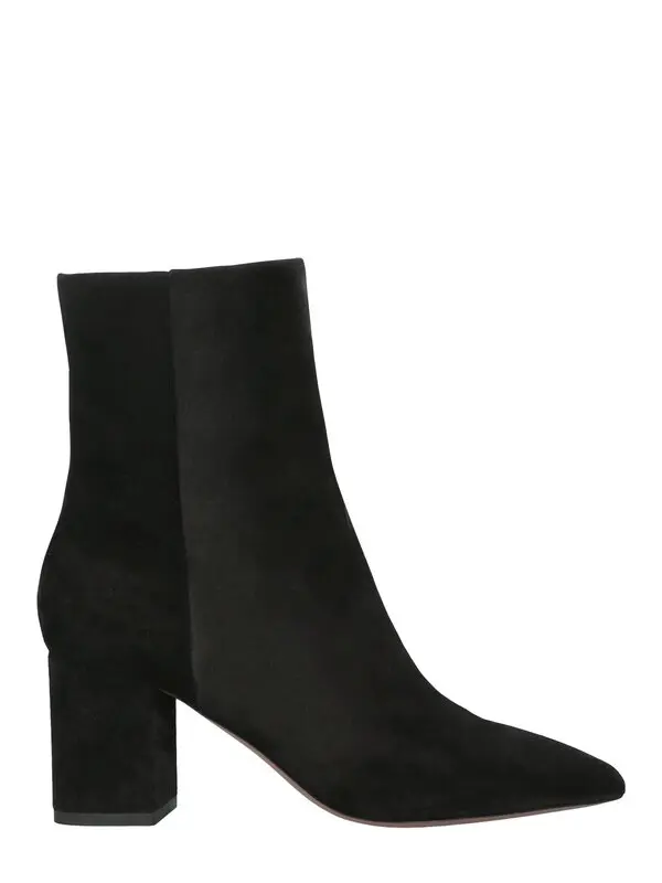 Paris Texas Suede Anja Ankle Boots 70 - Black
