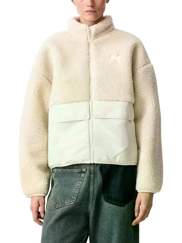 PUMA Re:fibre Fleece Relaxed Jacket - Neutrals