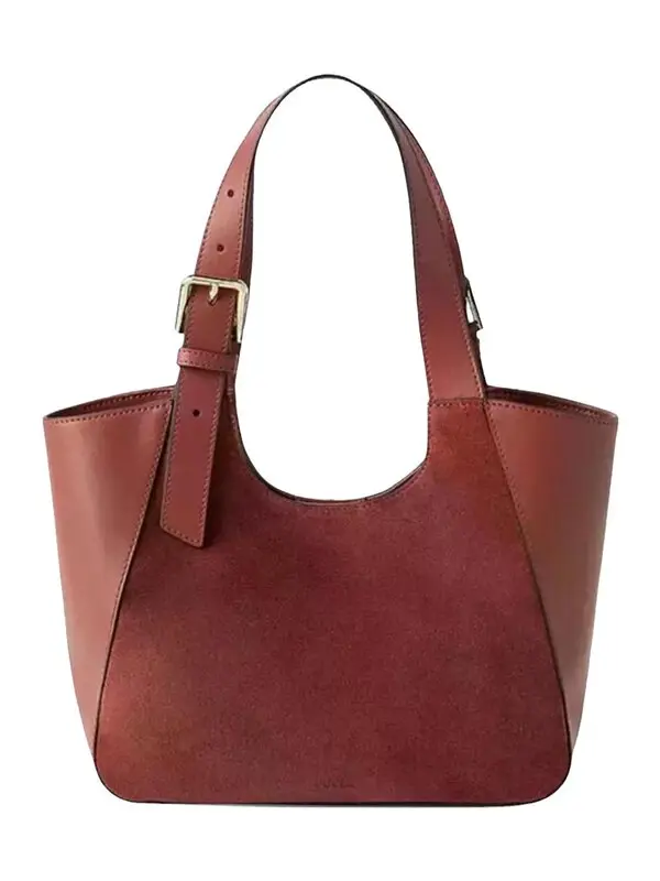 Furla Leather Shoulder Bag - Red
