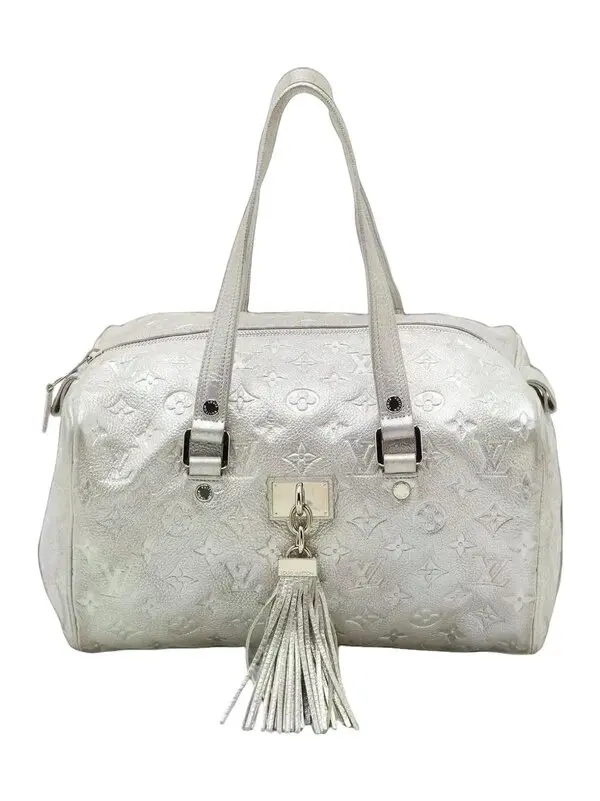 LOUIS VUITTON 2008 Monogram Shimmer Comète Travel Bag - Silver